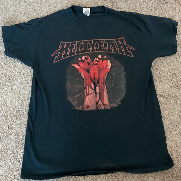Gildan | Shirts | Hell Yeah Vintage Band Tee Black | Poshmark
